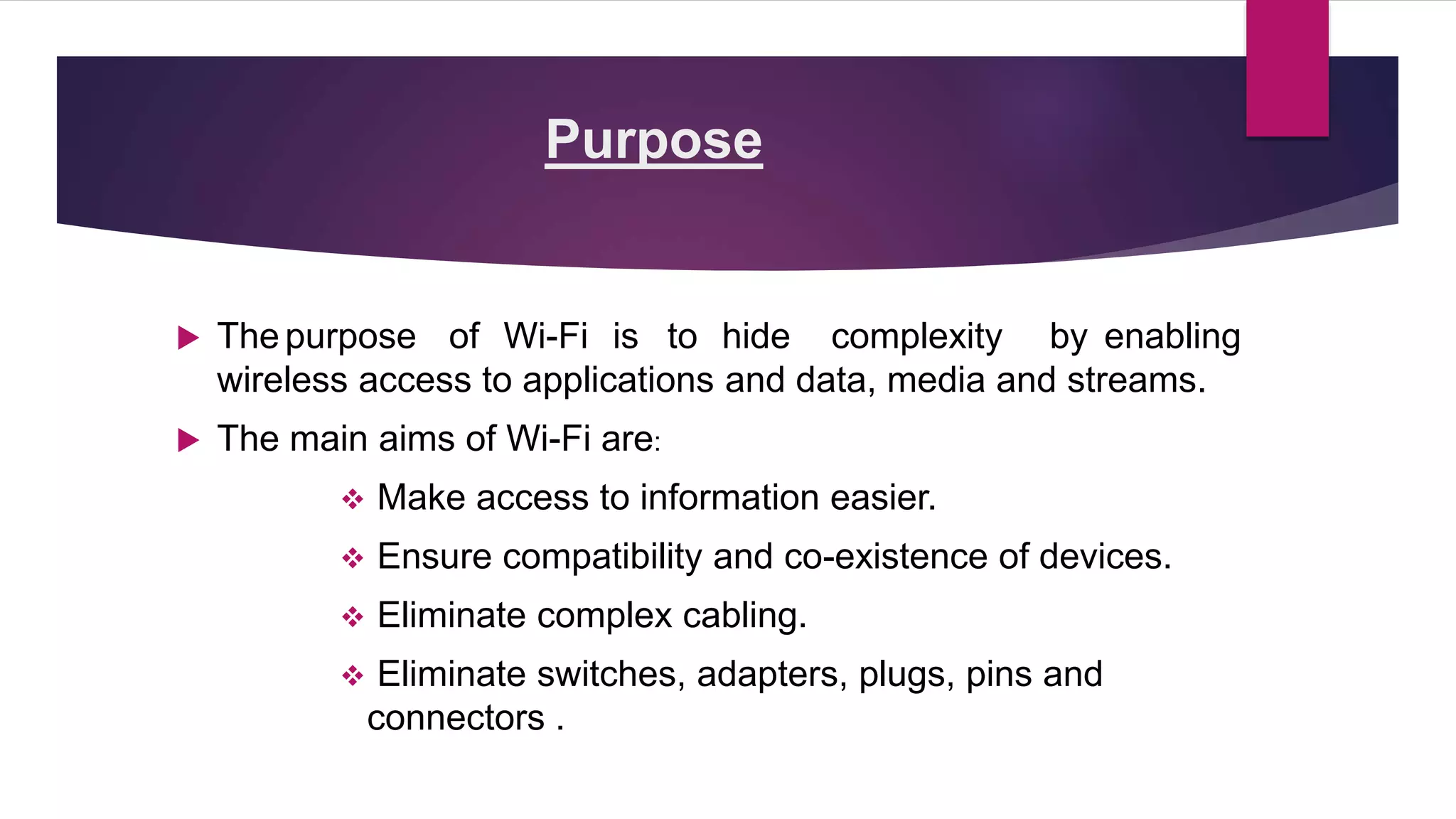 Wi-Fi Architecture | PPTX