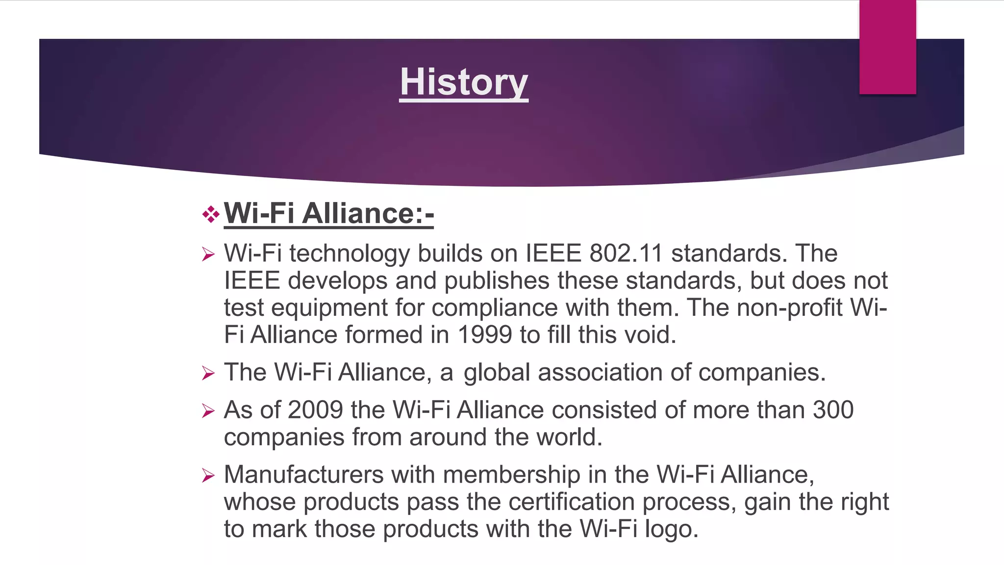Wi-Fi Architecture | PPTX