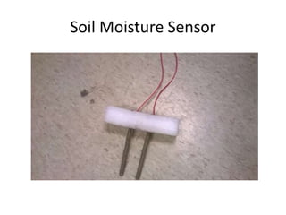 Wi Fi Enabled Soil Moisture Sensor | PPTX