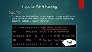 Wi-FI Hacking | PPTX