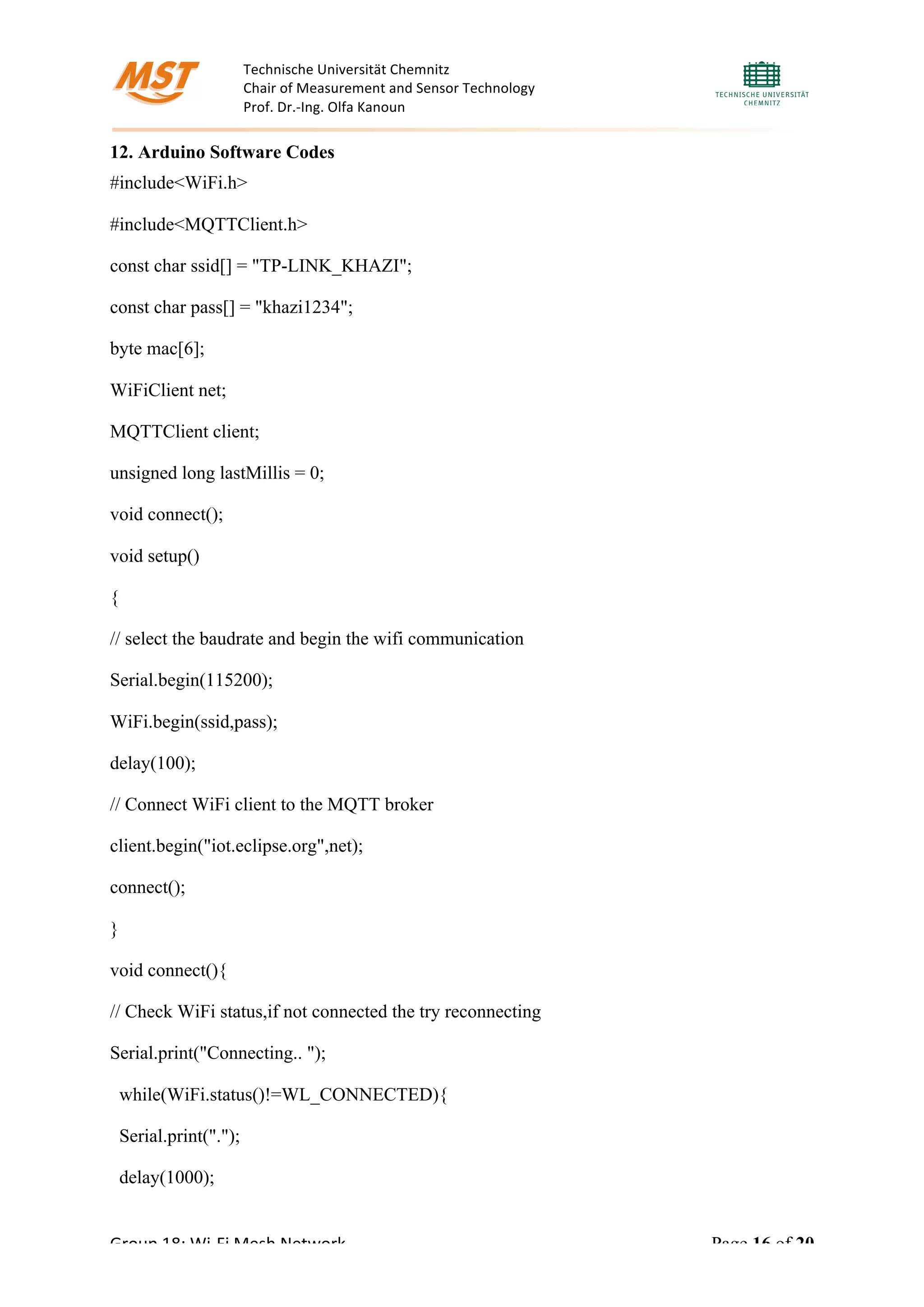 WiFi mesh network(ESP32 mStar and mesh topology) | PDF | Internet of Things | Internet