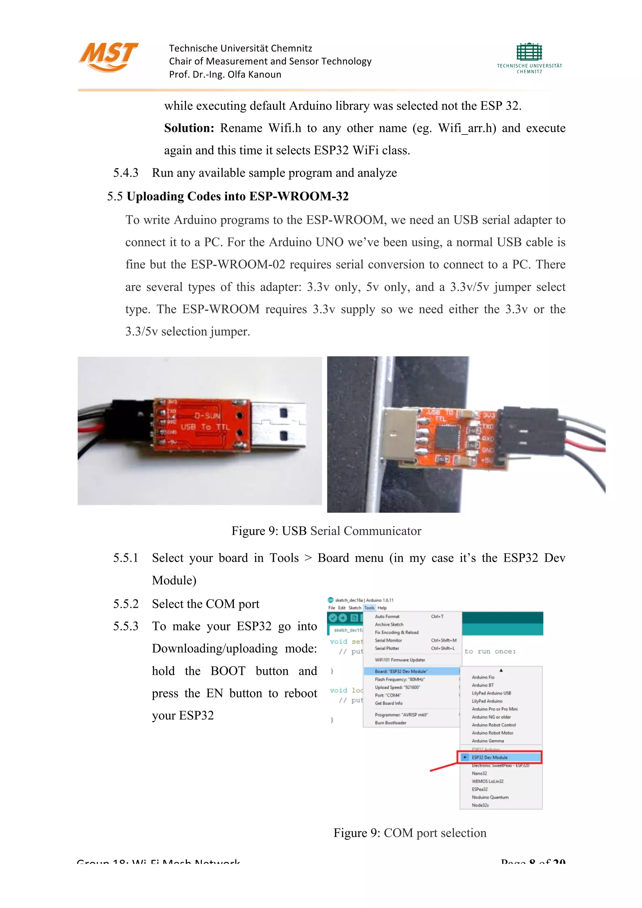 WiFi mesh network(ESP32 mStar and mesh topology) | PDF | Internet of ...