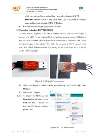 WiFi mesh network(ESP32 mStar and mesh topology) | PDF | Internet of Things | Internet