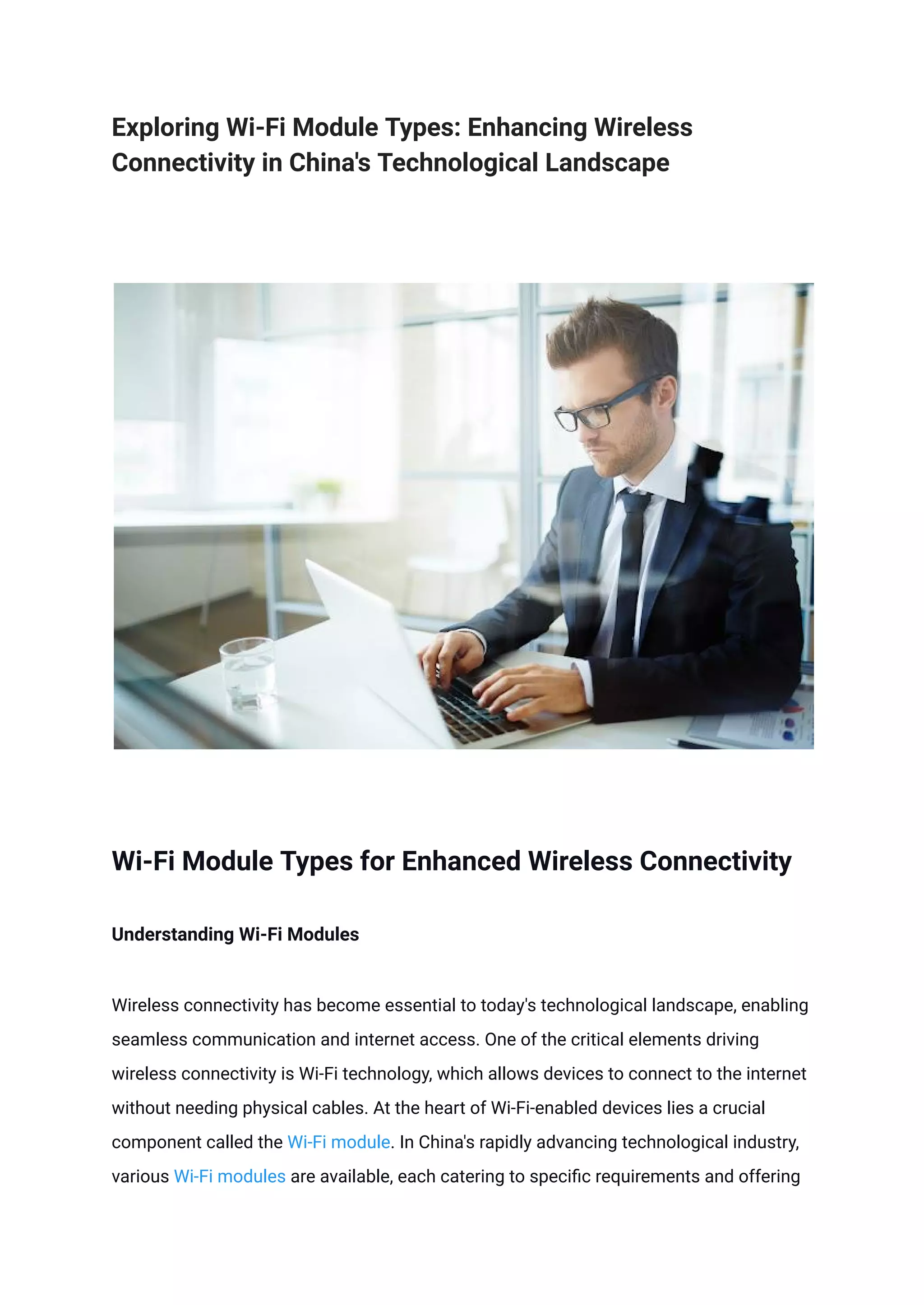Wi-Fi modules.pdf | Internet | Computing