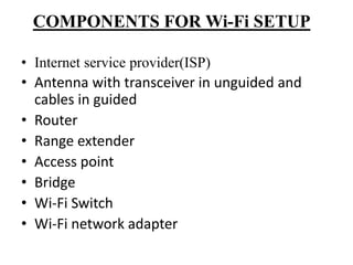 Wi fi presentation | PPT