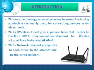 Wi Fi presentation | PPTX