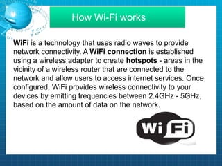 Wi Fi presentation | PPTX