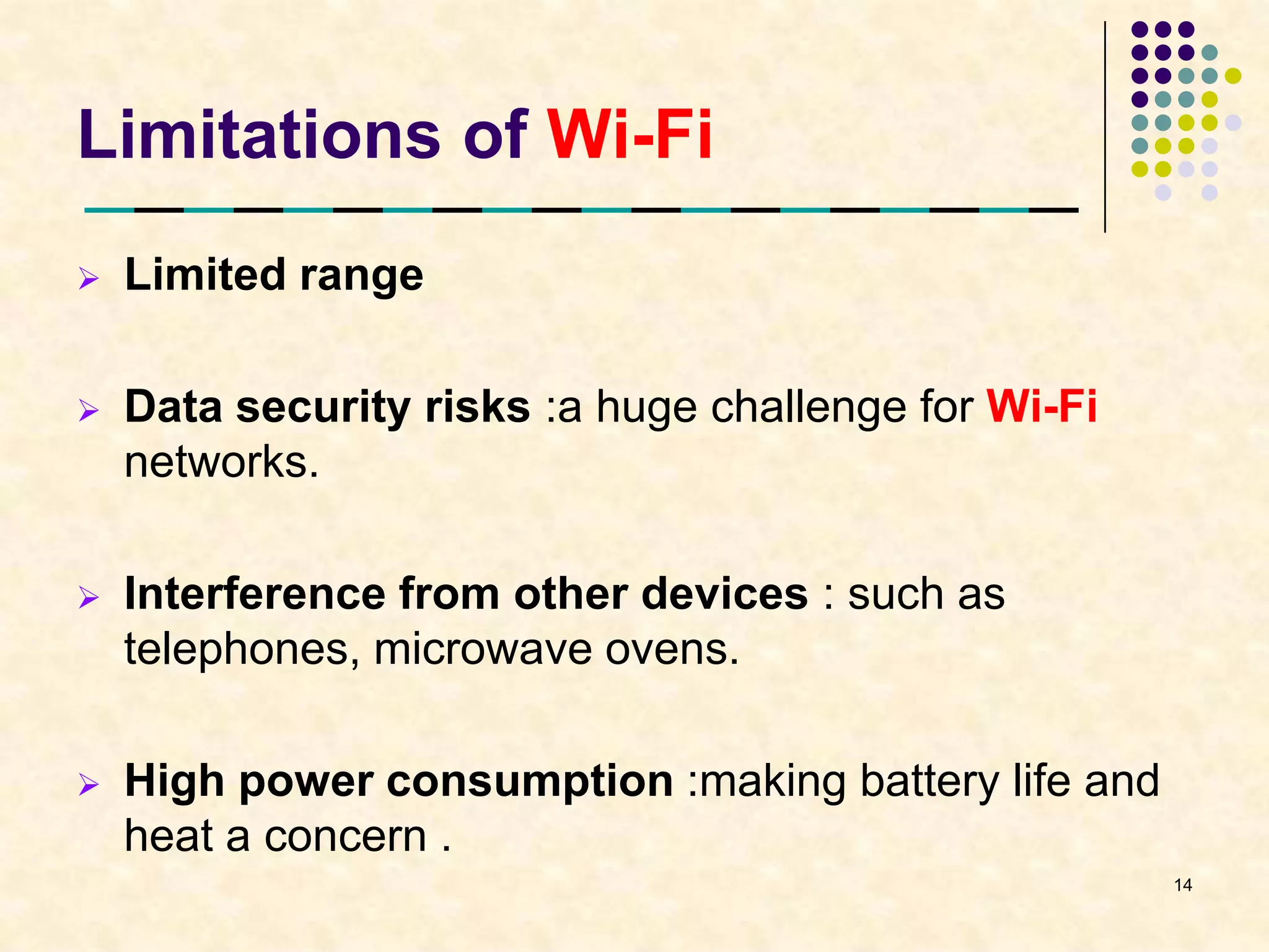 Wi-Fi technology presentation | PPSX