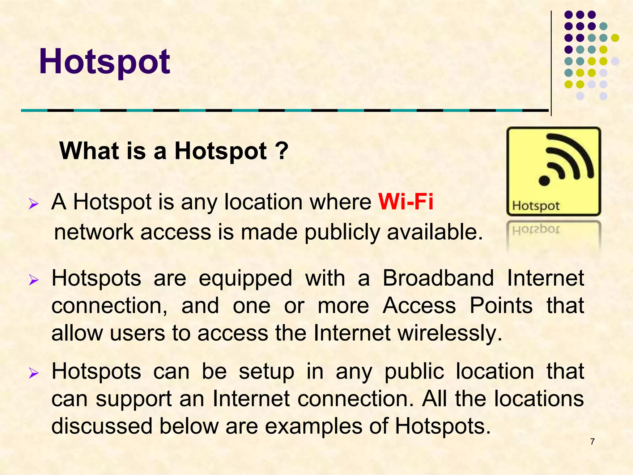 Wi-Fi technology presentation | PPSX