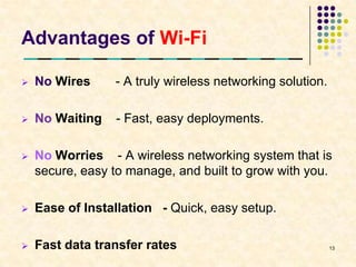 Wi-Fi technology presentation | PPSX