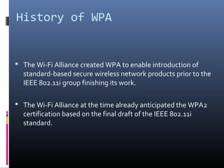 Wi fi protected access | PPT