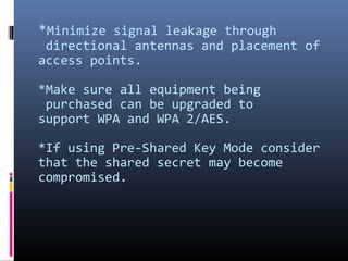 Wi fi protected access | PPT