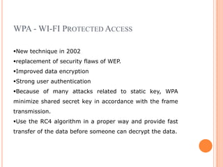 Wi fi security | PPTX