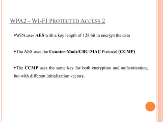 Wi fi security | PPTX