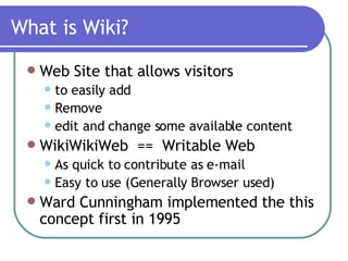 Wi Ki Presentation | PPT