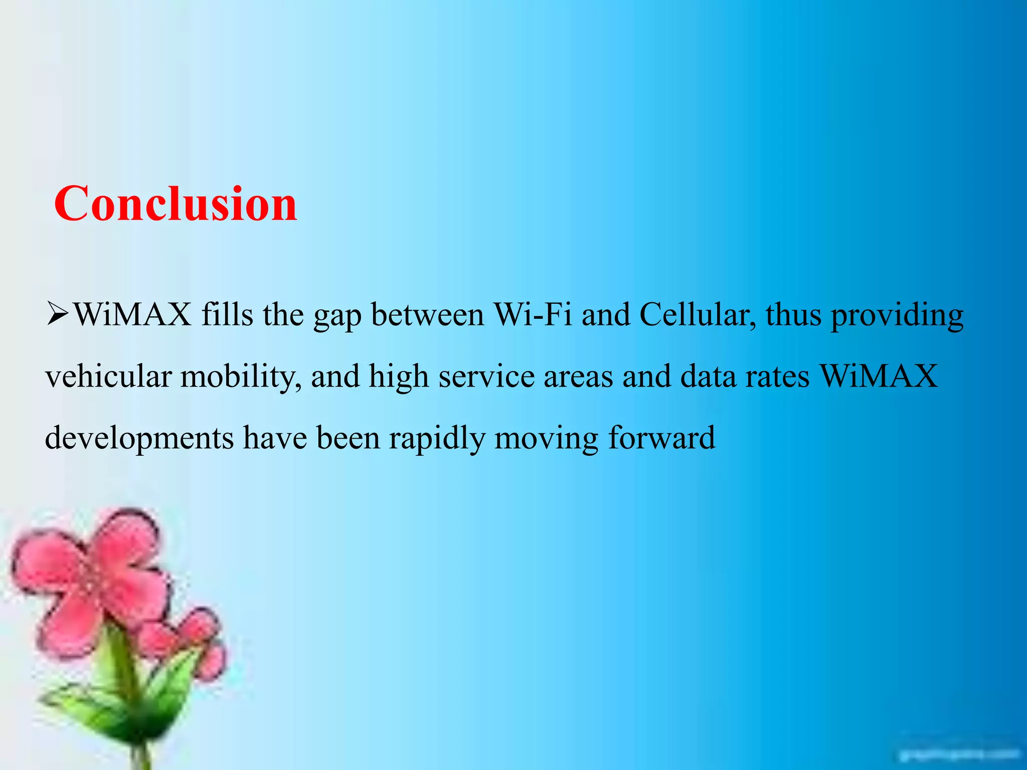 Wimax technology | PPT