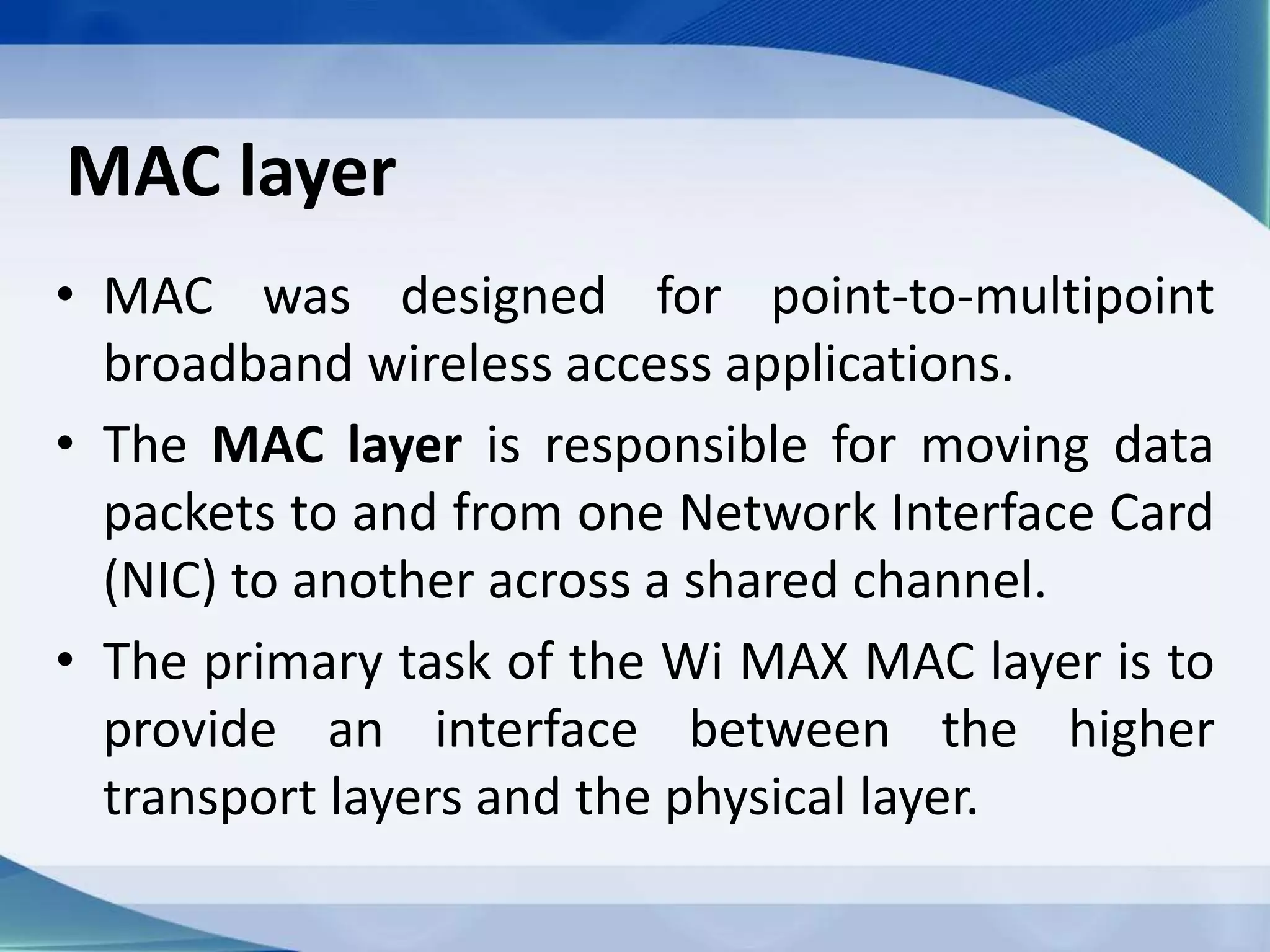 Wi-max Technology PPT | PPTX