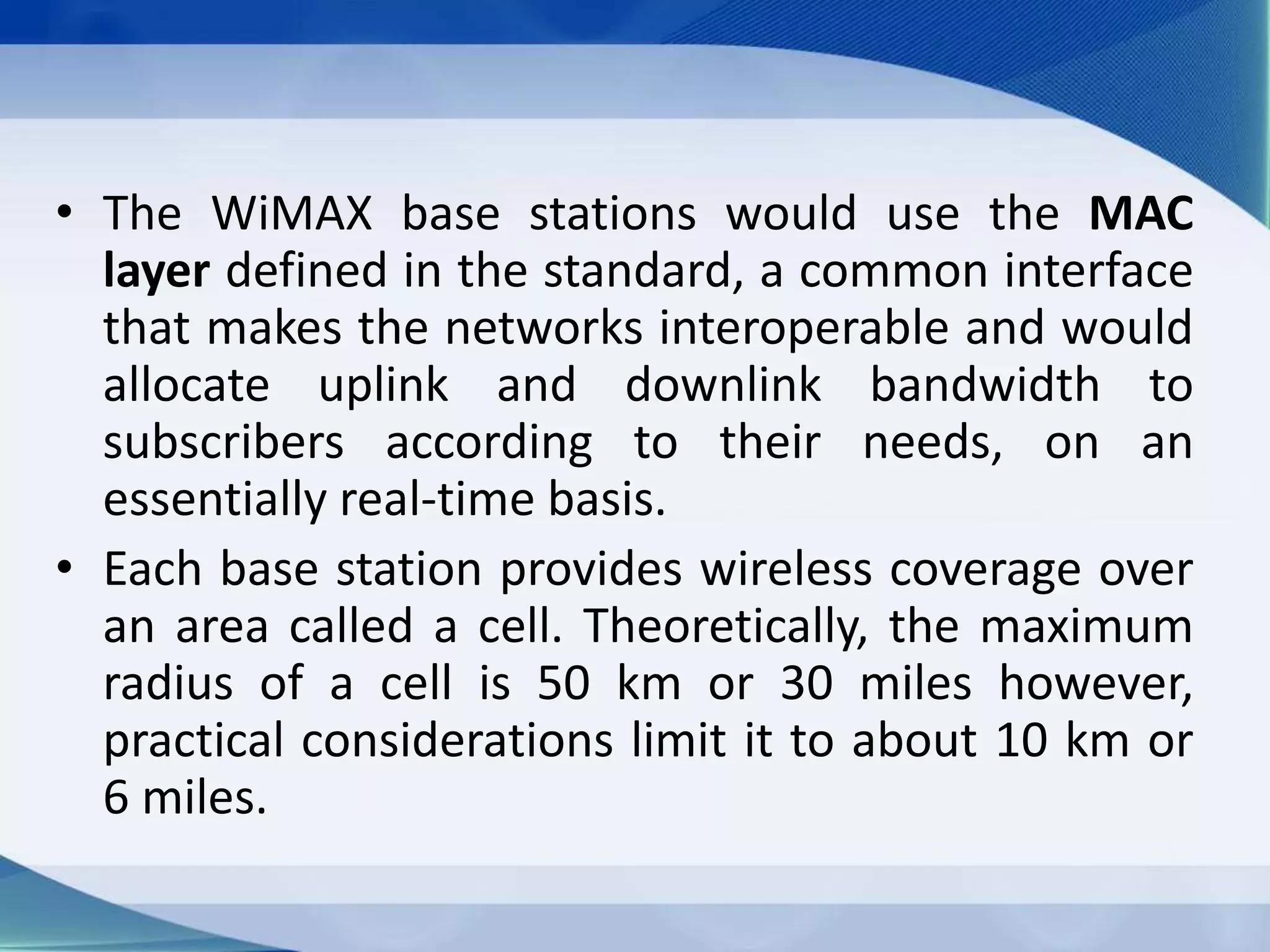 Wi-max Technology PPT | PPTX