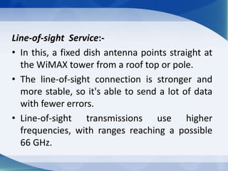 Wi-max Technology PPT | PPTX