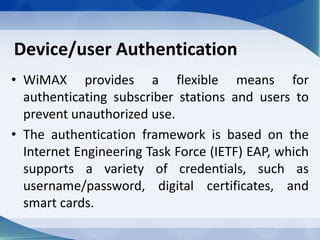 Wi-max Technology PPT | PPTX