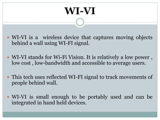 Wi vi technology | PPT