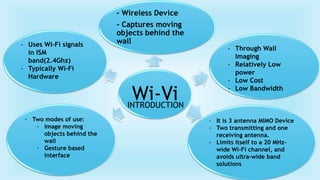 Wi Vi technology | PPTX