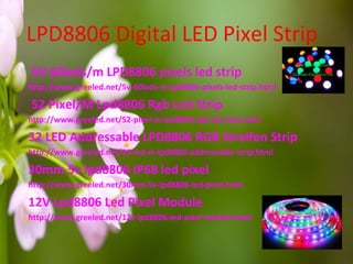 Digital rgb led lights catalogue from greeled | PPT