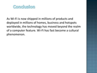 WIFI Introduction (PART I) | PPTX