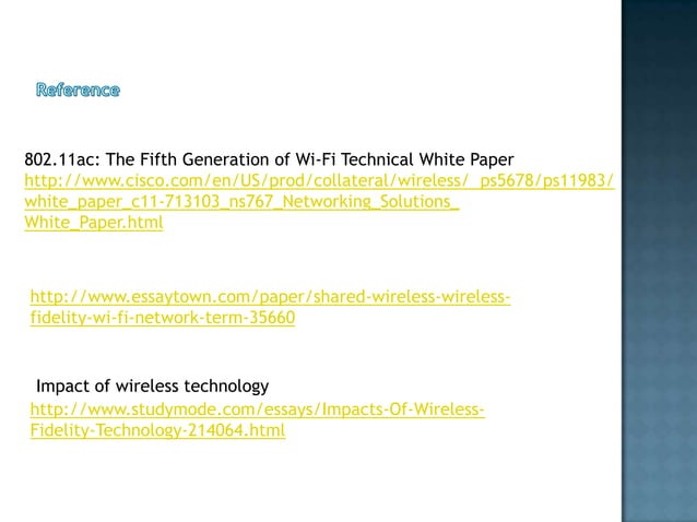 WIFI Introduction (PART I) | PPT