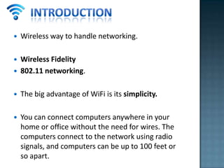 WIFI Introduction (PART I) | PPT