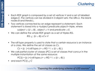 Wi2015 - Clustering of Linked Open Data - the LODeX tool | PPTX