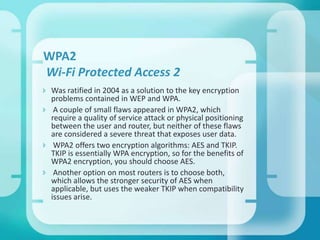 Wifi Security | PPTX