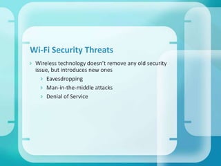 Wifi Security | PPTX