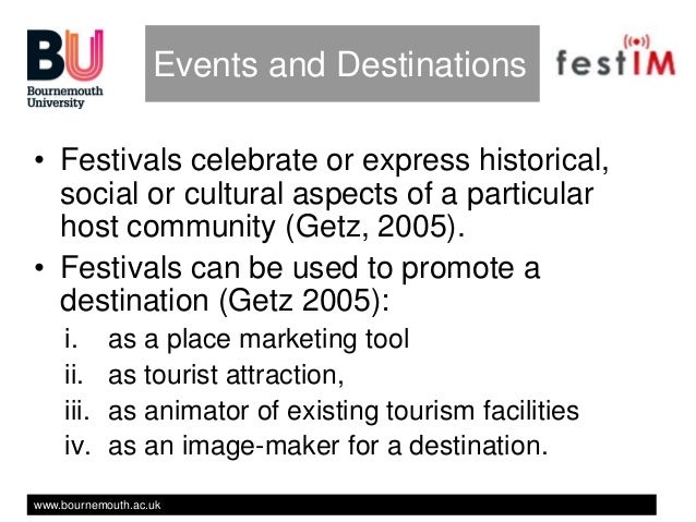 Hallmark events as a destination marketing tool