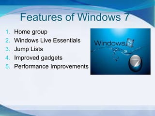 Windows 7 VS Windows 8 | PPTX | Computing | Technology & Computing