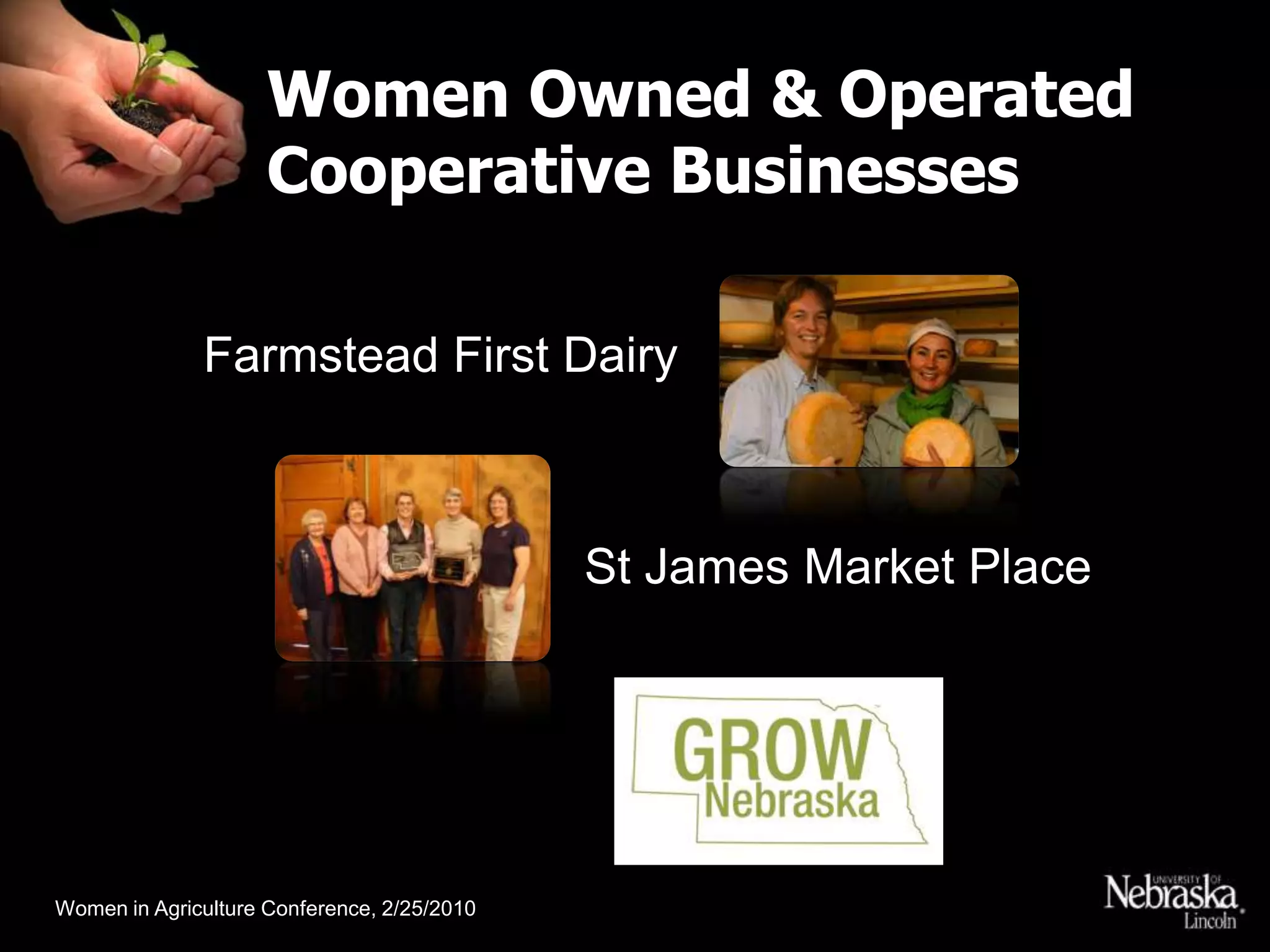 Women in Ag Presentation, February 2010 | PPTX
