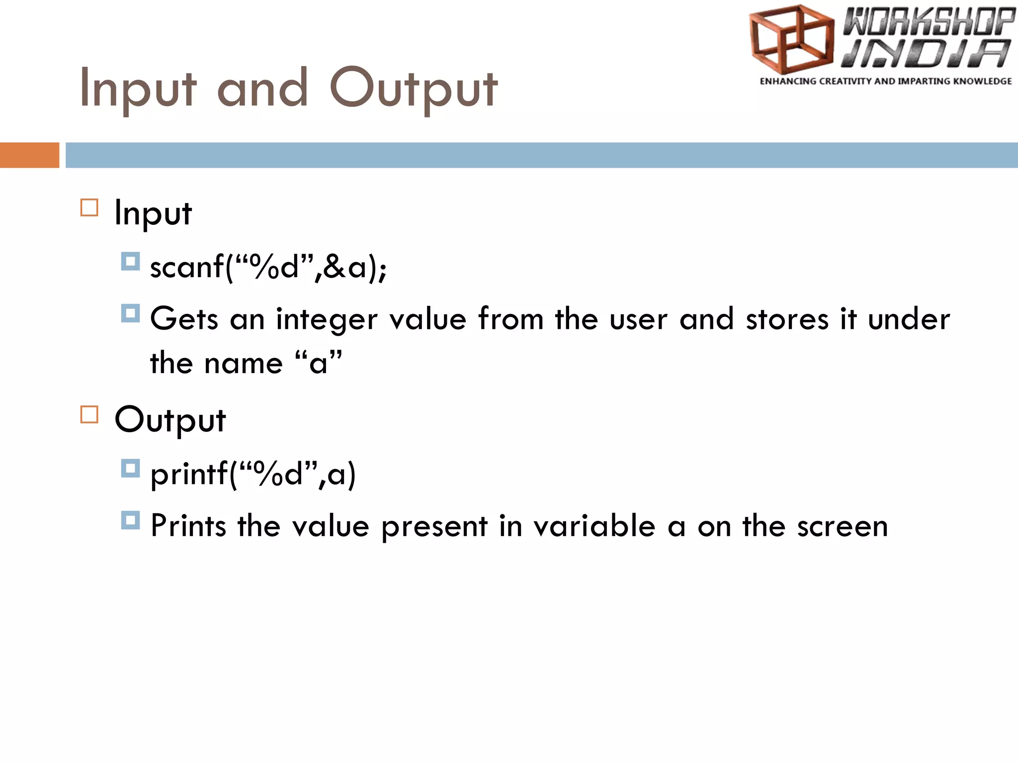 Introduction To Basic C Programming 01 Ppt