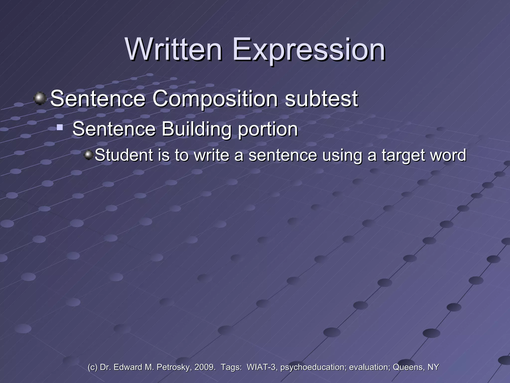 WIAT-III A Primer | PPT