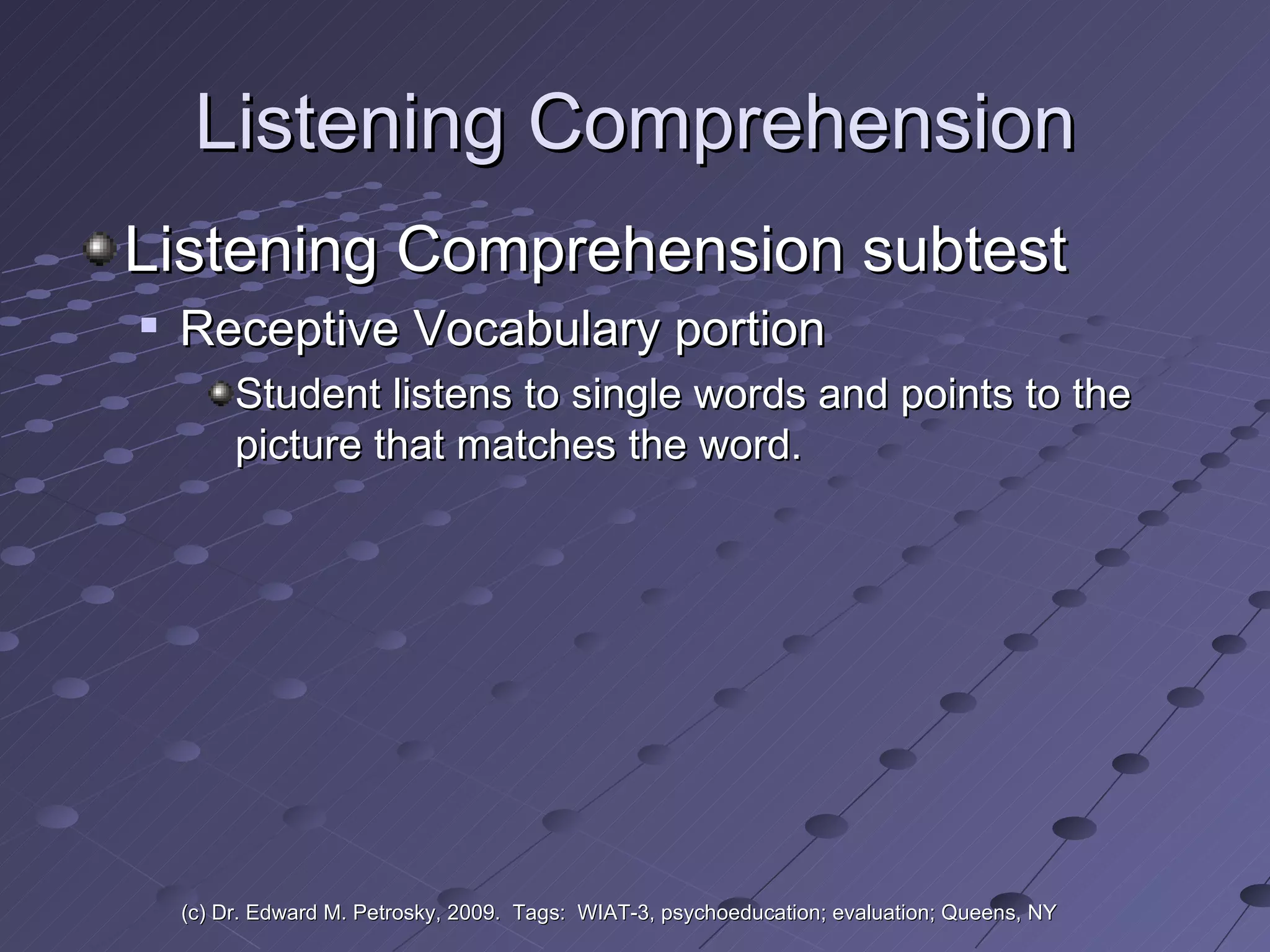 WIAT-III A Primer | PPT