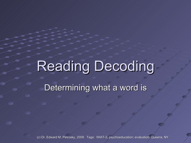WIAT-III A Primer | PPT | Standardized Testing | Educational Assessment
