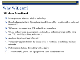 WiBeam Investment Presentation | PPT