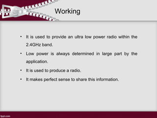 Wibree Technology New Version 2017 | PPT