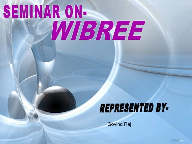 Wibree | PPT | Consumer Electronics | Technology & Computing
