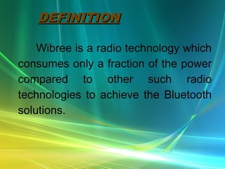 Wibree | PPT