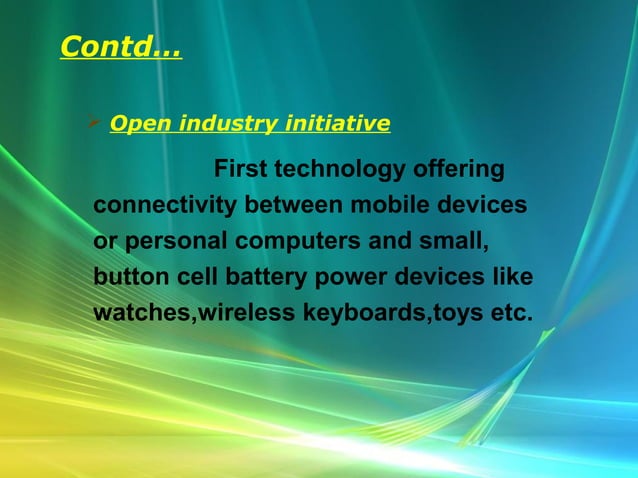 Wibree | PPT | Consumer Electronics | Technology & Computing