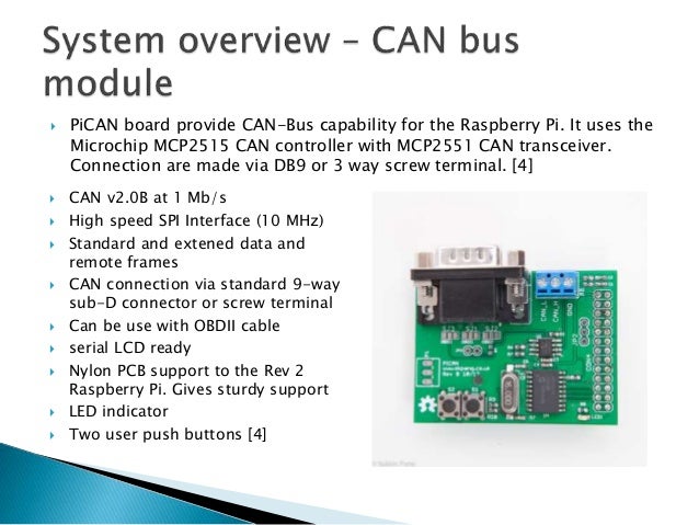 Quickguide Can Bus On Raspberry Pi With Mcp2515 Page