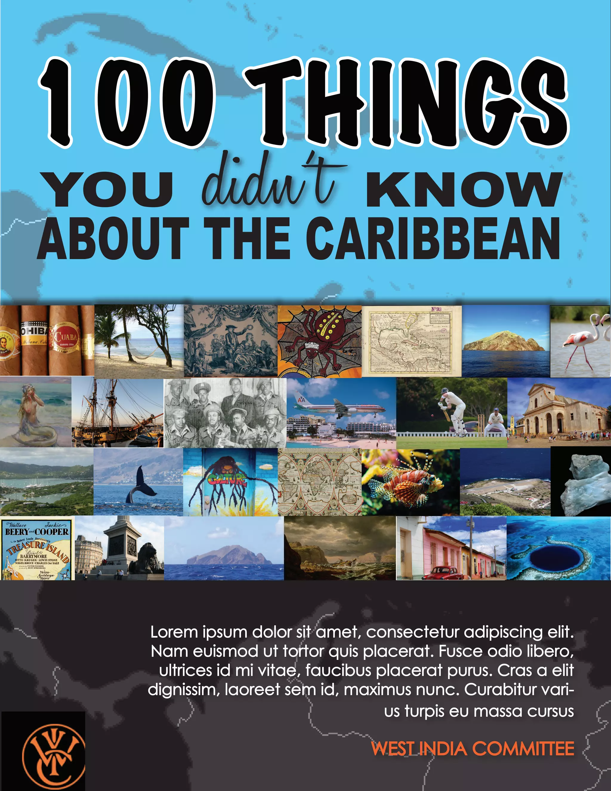Book Cover Designs "100 Things I Didn't Know About the Caribbean" | PDF