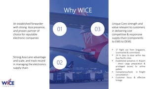 WICE Logistics Singapore Overview | PPTX