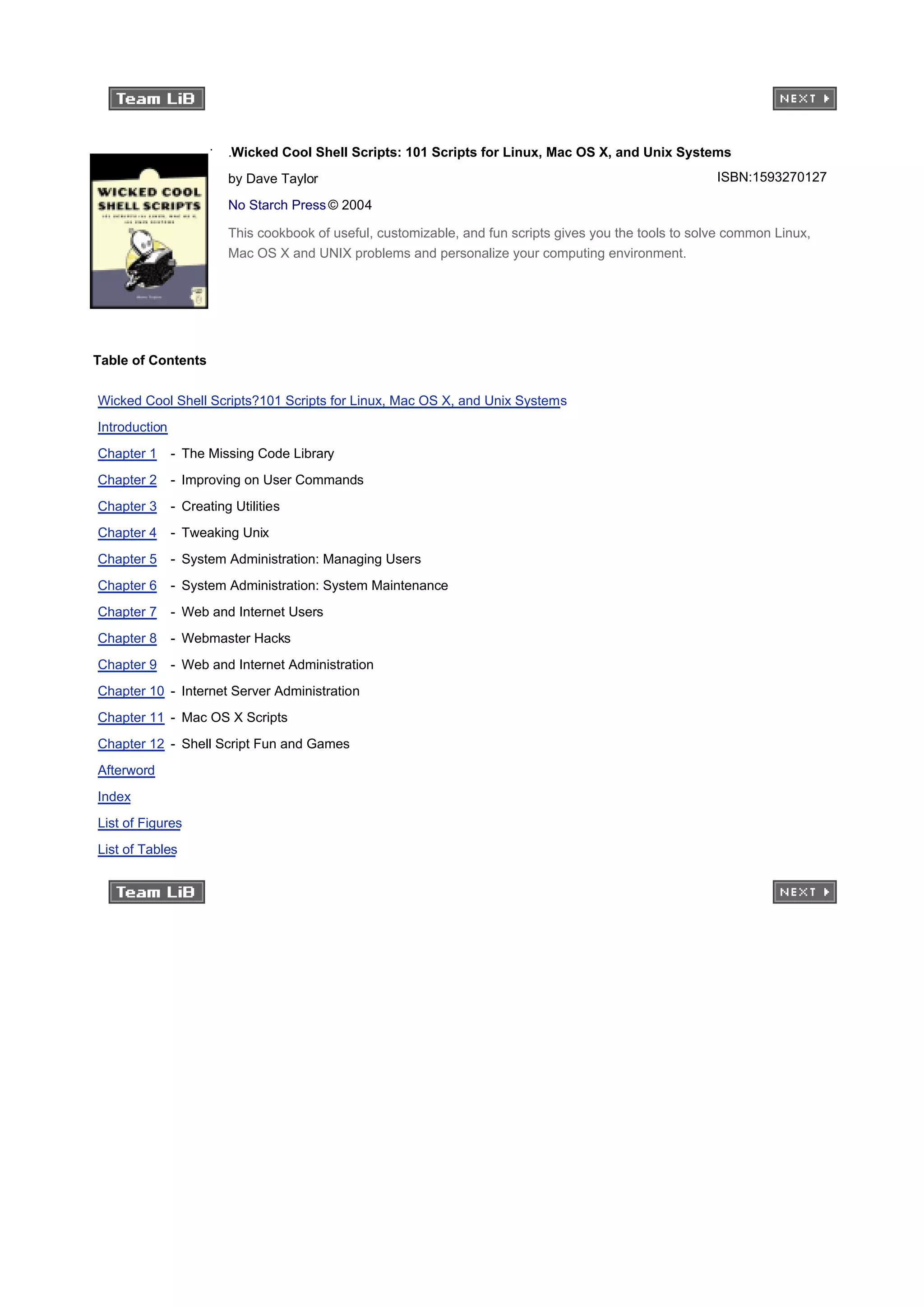 Wicked Cool Shell Scripts | PPT | Free Download