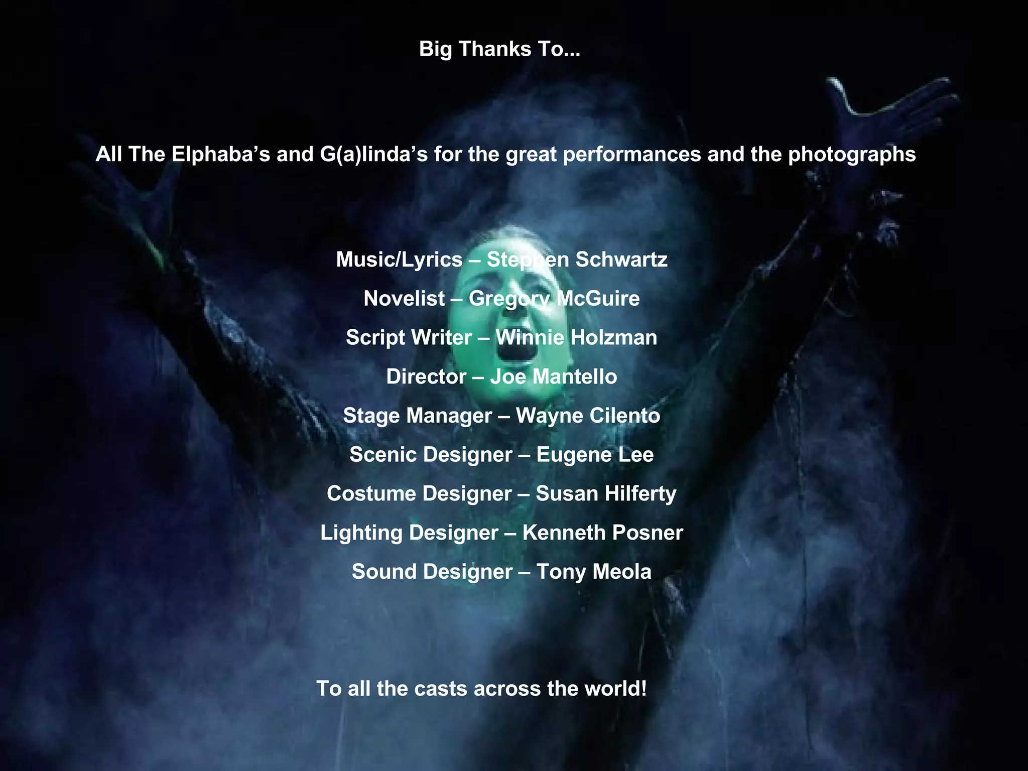 Wicked The Musical! | PPT